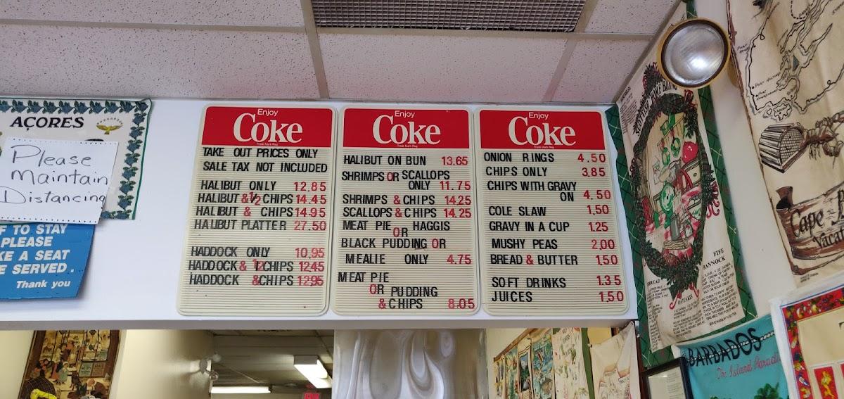 Menu at Jasper Fish & Chips restaurant, Pickering, Liverpool Rd