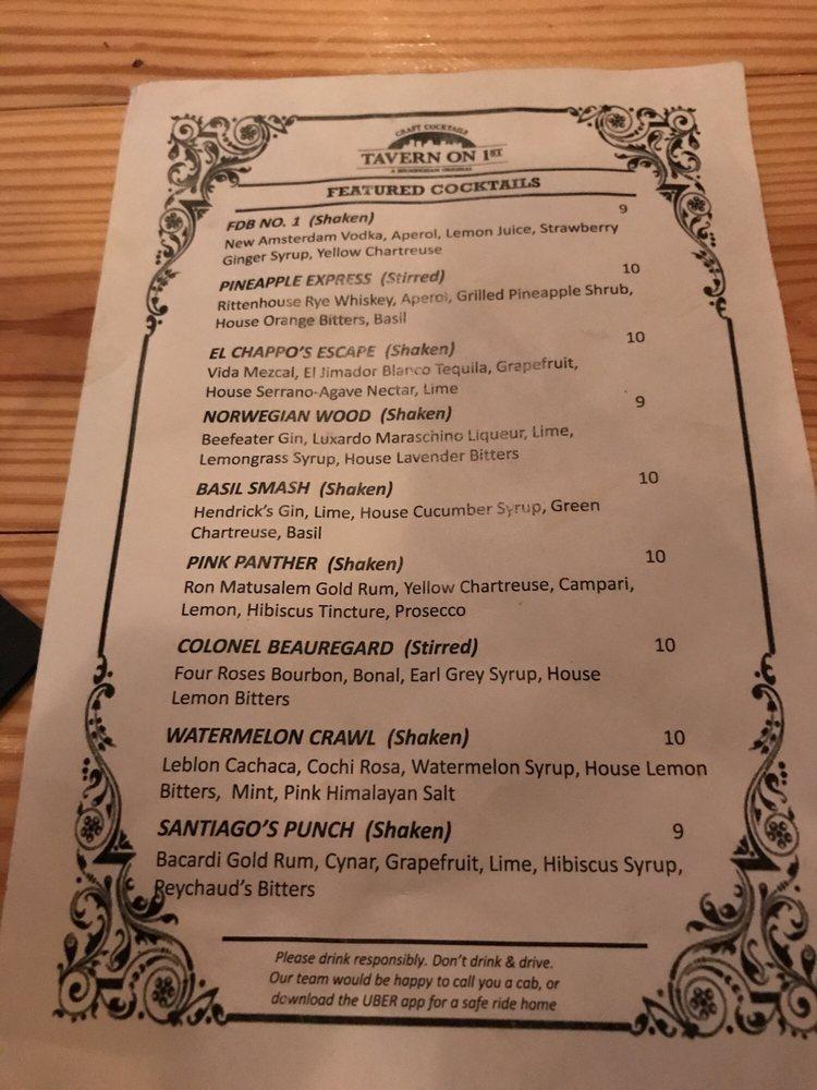 Menu at PAPER DOLL pub & bar, Birmingham