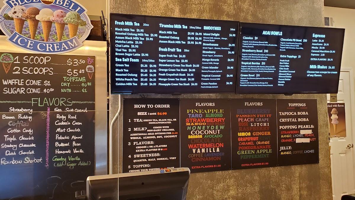 Menu at SWEETEA BOBA BAR, Destin