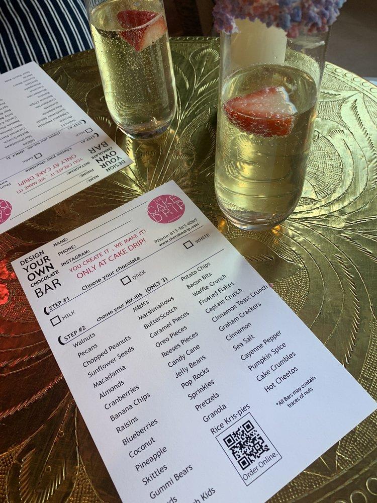 Menu at The Cake Drip desserts, Tampa