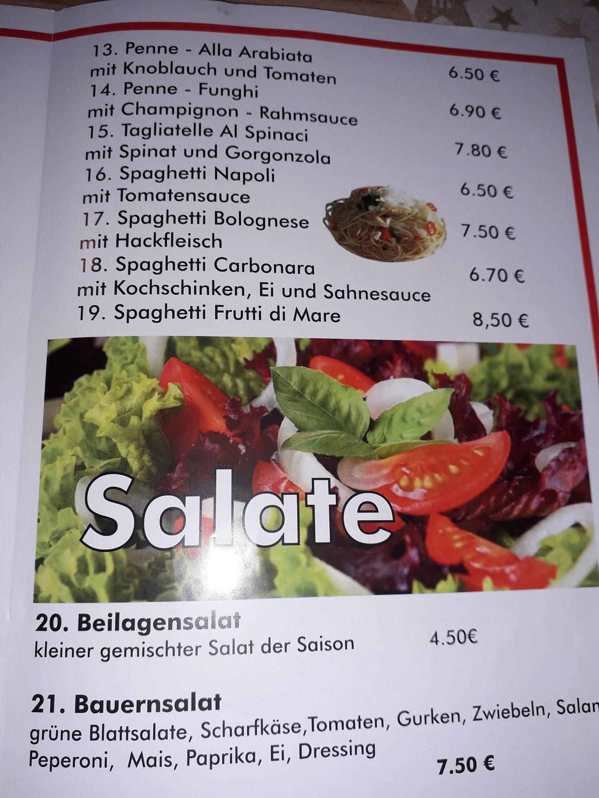 Speisekarte von Pizza Pasta La Michel, Köln