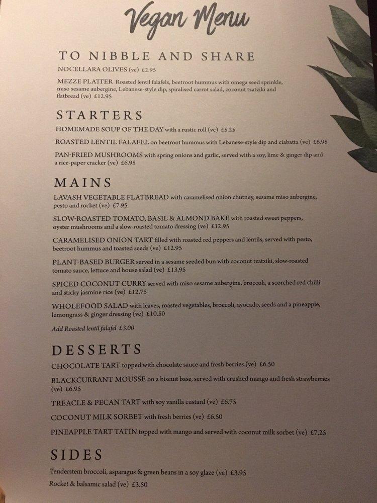 Menu at The White Horse pub & bar, Radlett