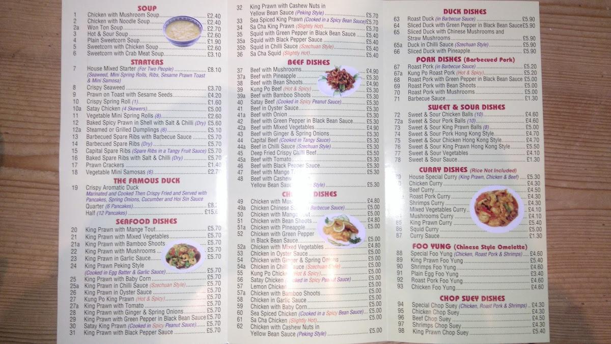Menu at Happy Family Chinese Takeaway fast food, Sevenoaks