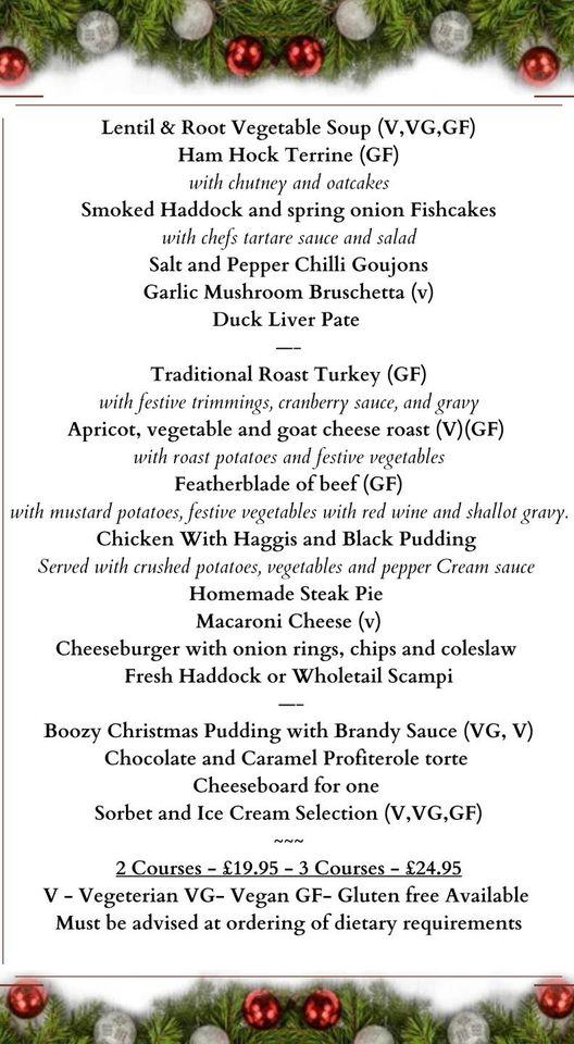 Menu at The Anglers Inn pub & bar, Perth, Main Rd