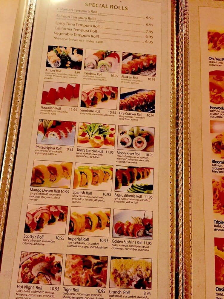 Menu at Sushi Ni restaurant, Glendora