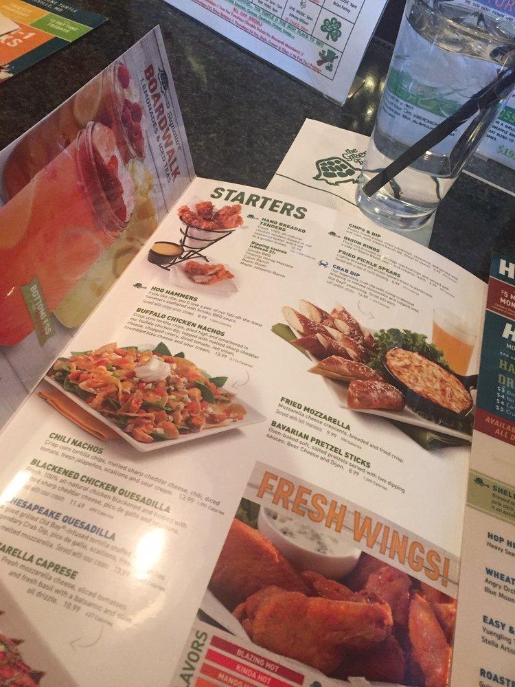 Menu at The Greene Turtle Sports Bar & Grille, Burtonsville