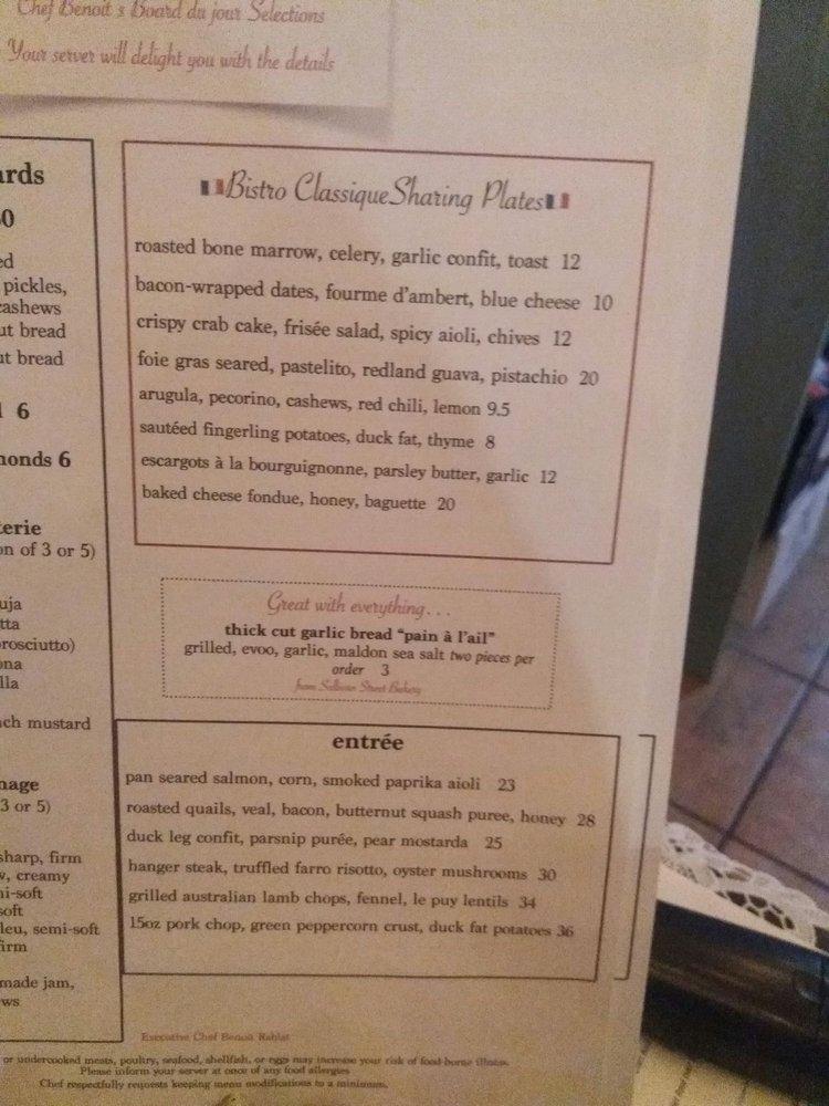 Menu at La Fresa Francesa pub & bar, Hialeah