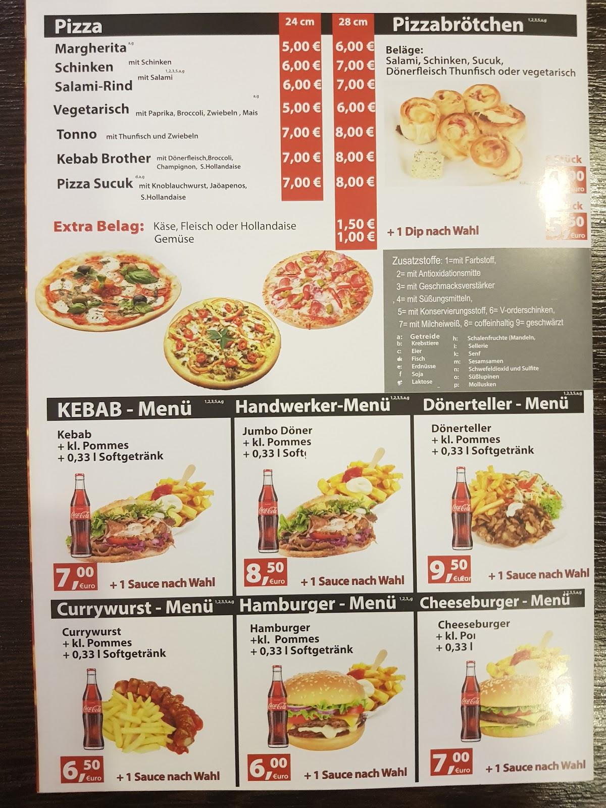 Speisekarte von Kebab Brother, Handewitt