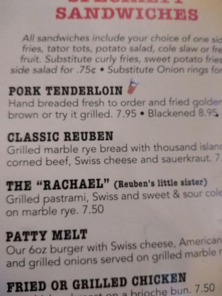 Menu at RJ's Family Restaurant, Camdenton