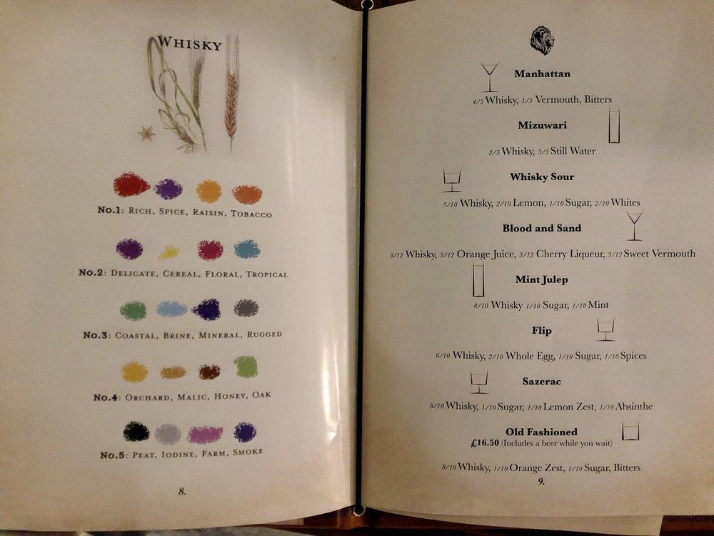 Menu at Merchant House London pub & bar, London, 13 Well Ct