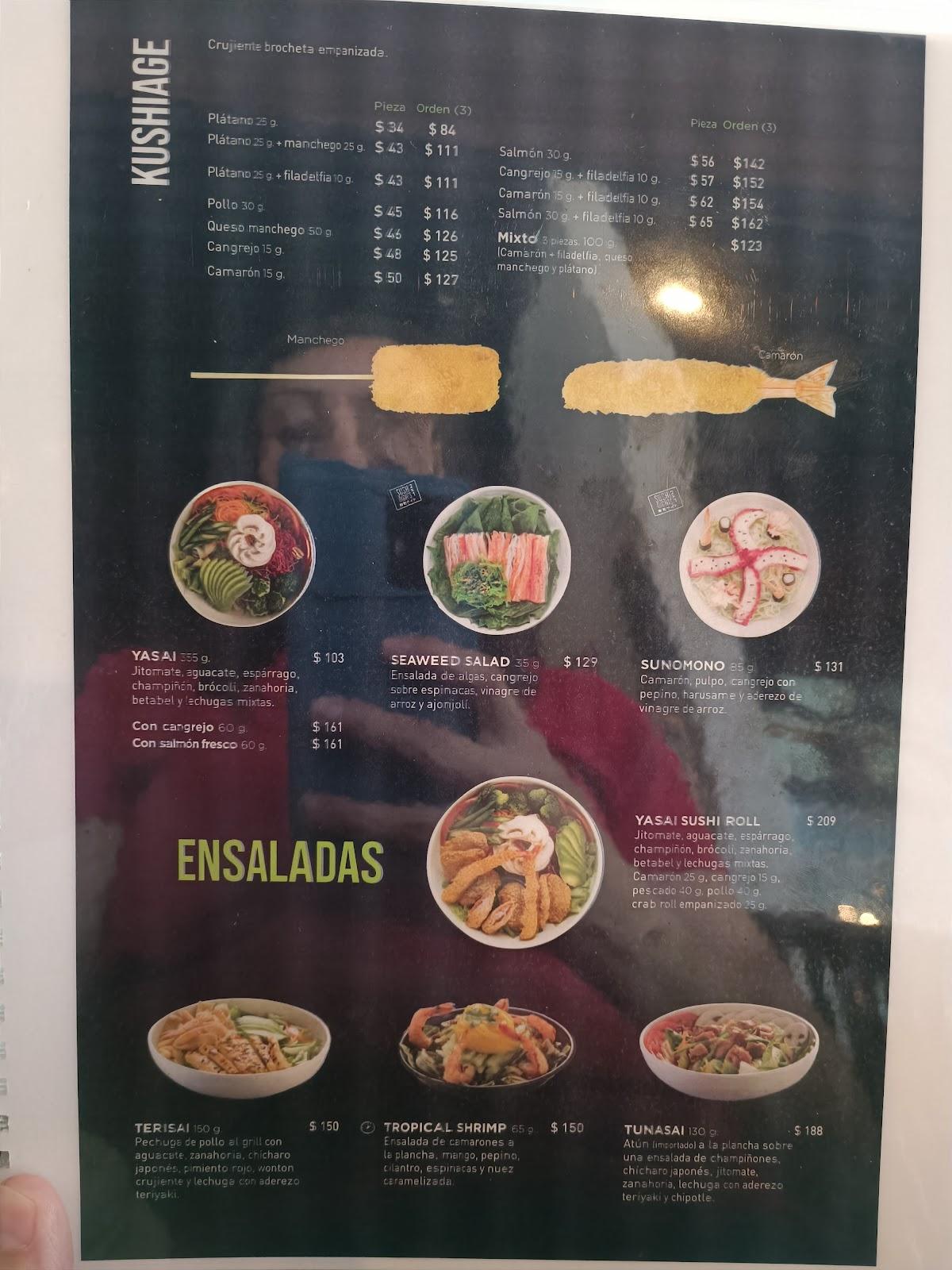 Carta del restaurante Teppan House, Cuernavaca, Mexico-Acapulco Km 73
