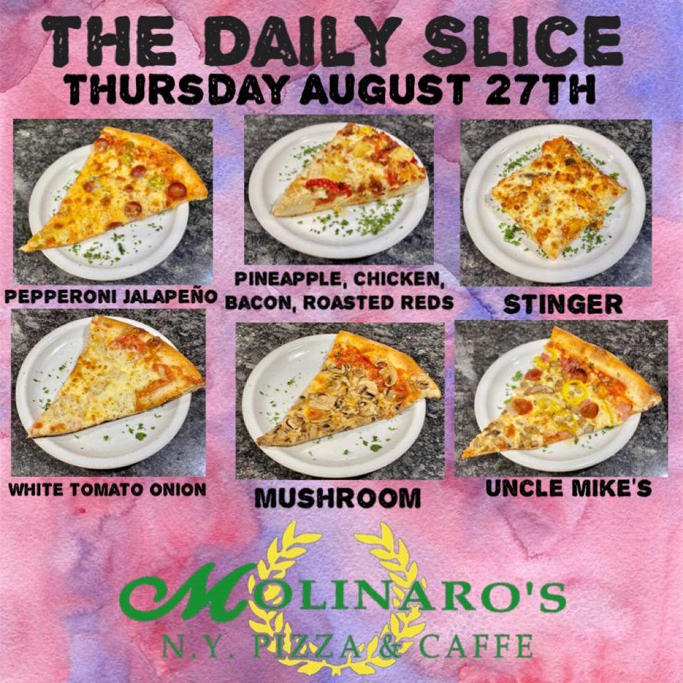 Menu at Molinaro's Ristorante pizzeria, Lockport