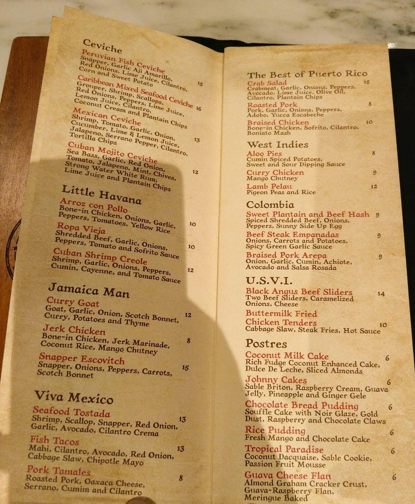 Menu at Strong Water Tavern pub & bar, Orlando, Adventure Way