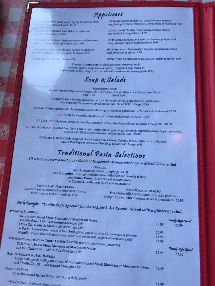 Menu at Vince's Italian Restaurant & Pizzeria, Burien, 4th Ave SW