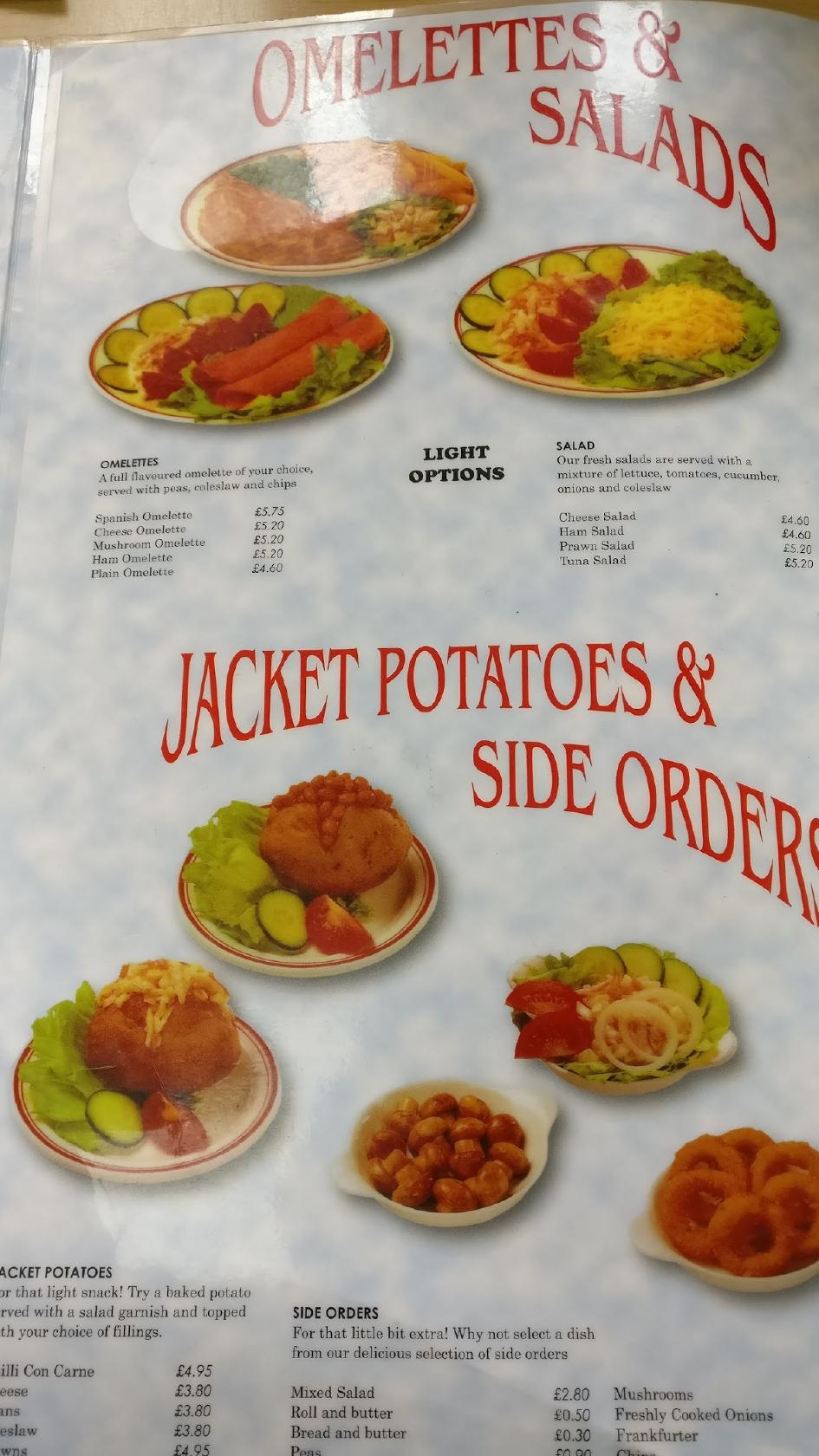 Menu at Jenny's Restaurants - Hemel Hempstead, Hemel Hempstead