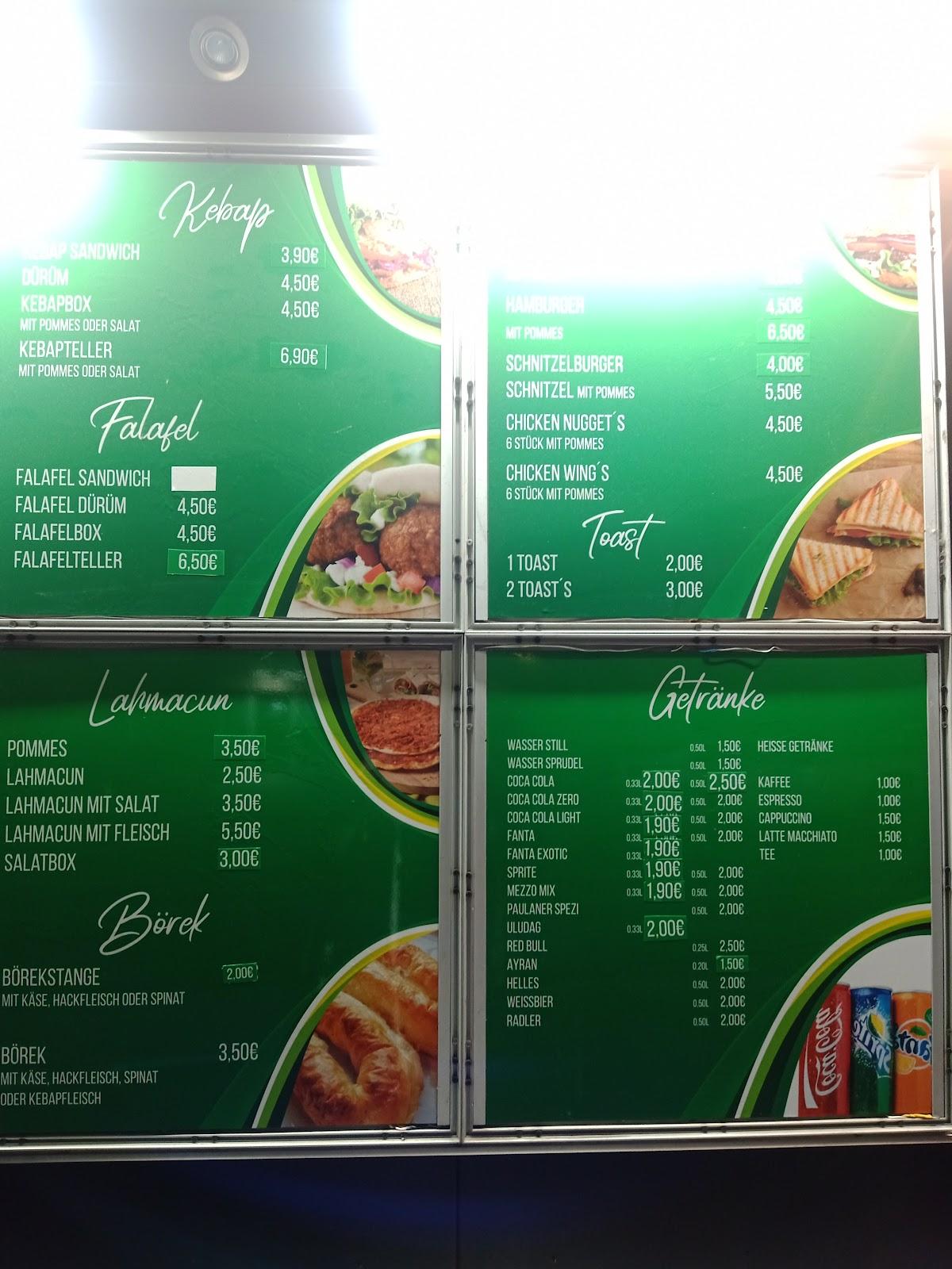 Speisekarte von Khial’s Imbiss restaurant, München