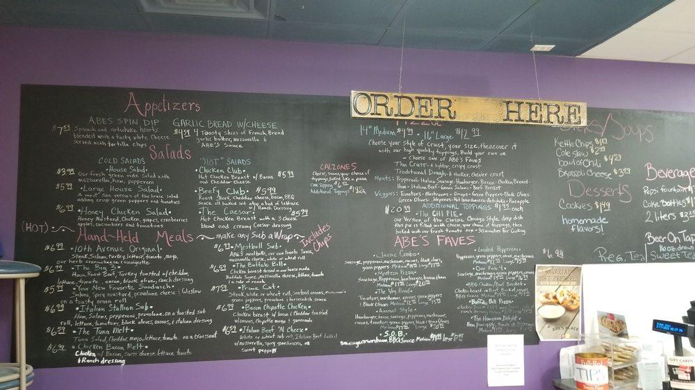 Menu at Abe's Place desserts, Leavenworth