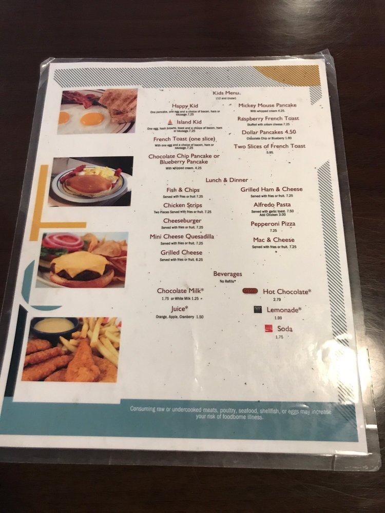 Menu at Island Cafe, Oak Harbor, State Rte 20