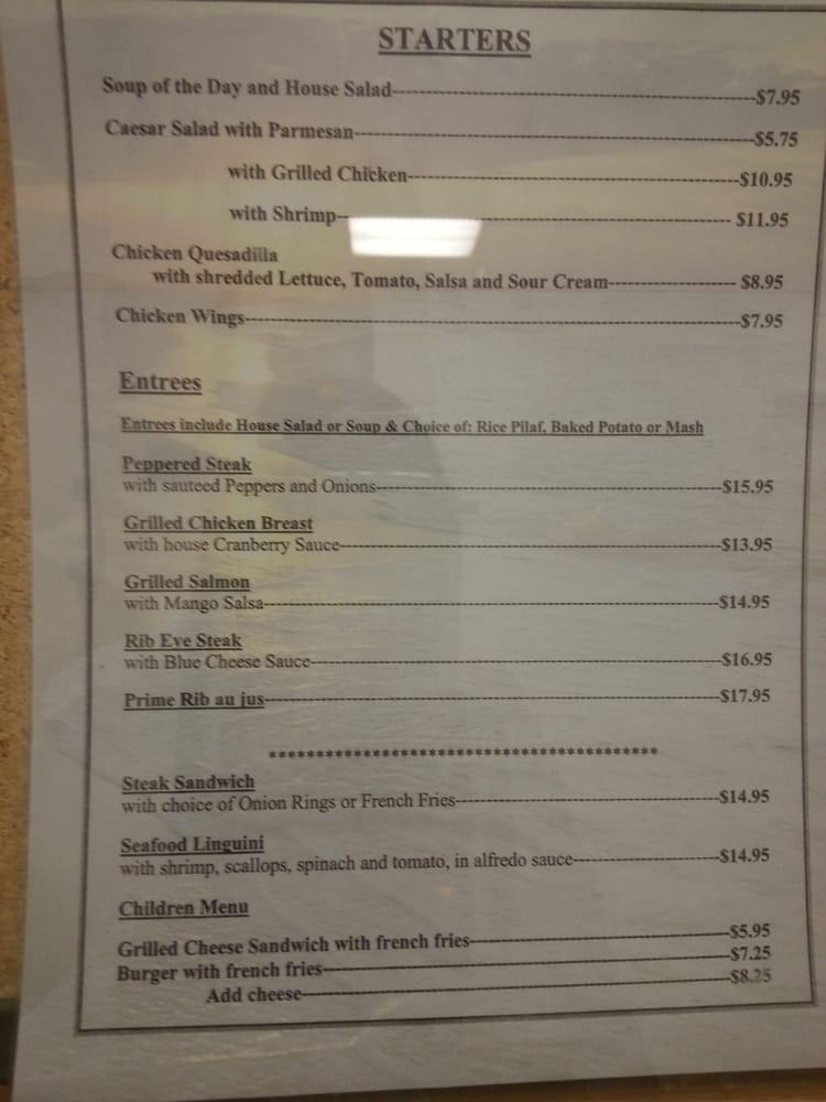 Menu at Aviator's Restaurant & Catering, Sacramento