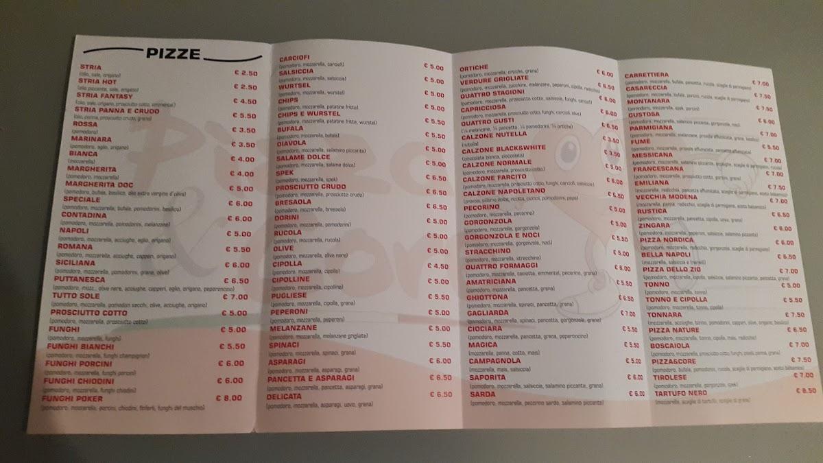 Menu at Pizza&Core restaurant, Casalgrande