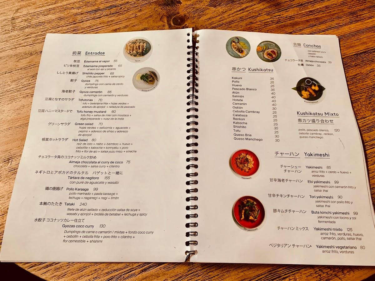 Carta del restaurante Koku - Lerma, Ciudad López Mateos, Calle Río ...