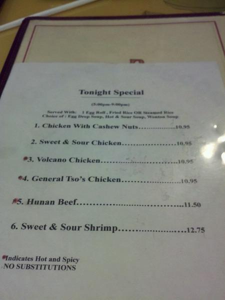 Menu at Golden Pagoda restaurant, Bellville, 201 E Main St