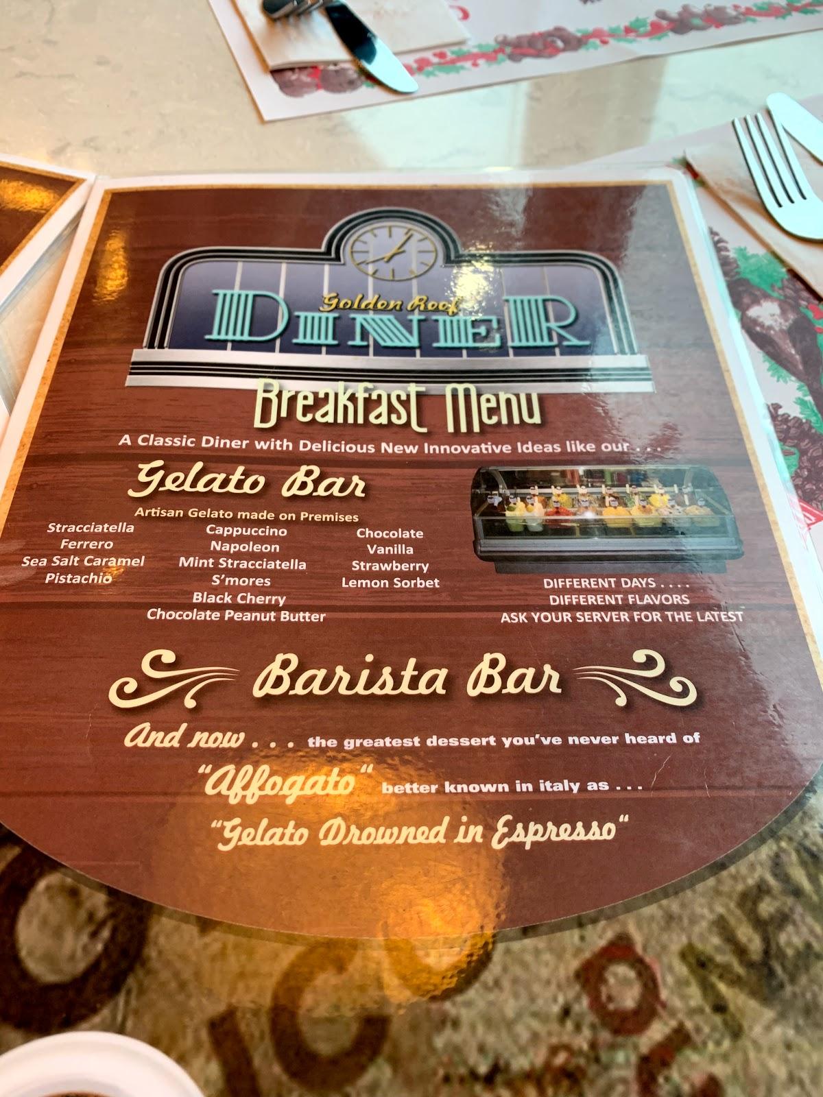 Menu at Golden Reef Diner restaurant, Rockville Centre
