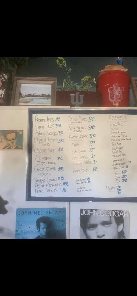 Menu at Rockford Ridge restaurant, Seymour, N Ewing St