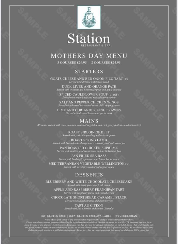 Menu at Station Hotel Blaxton pub & bar, Auckley, Station Rd