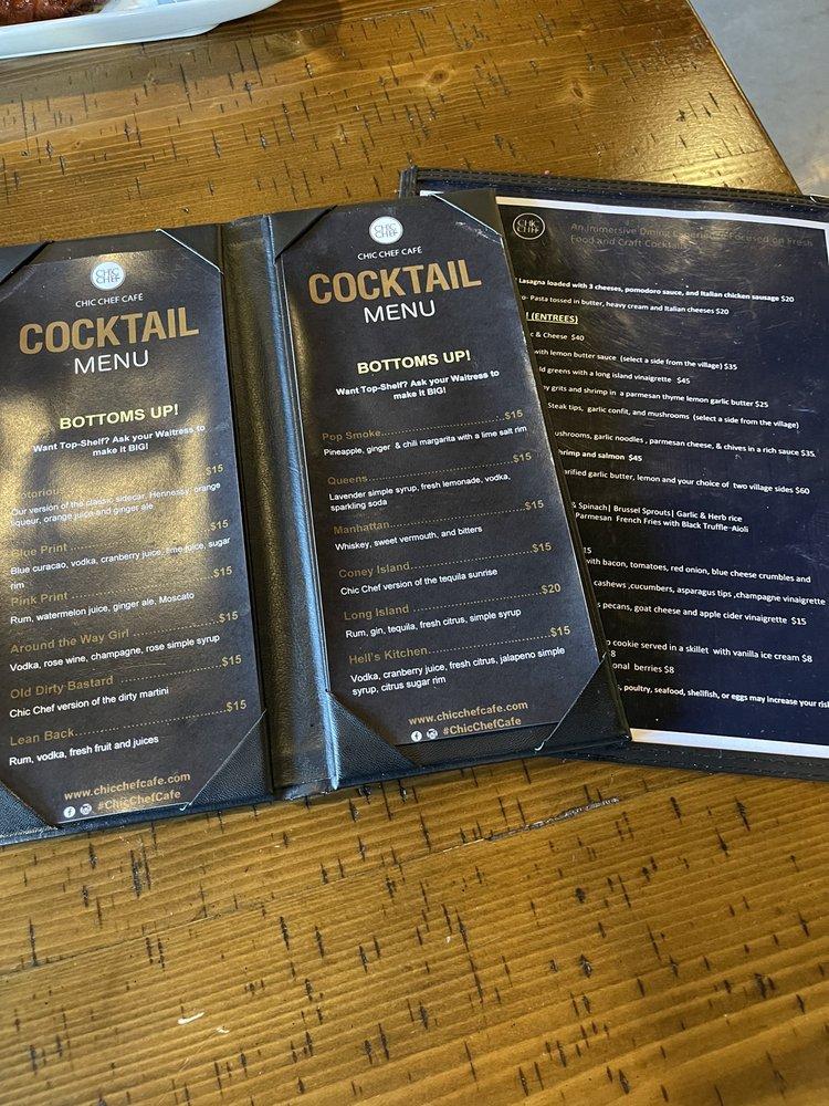 Carta de Chic Chef Cafe, Phoenix
