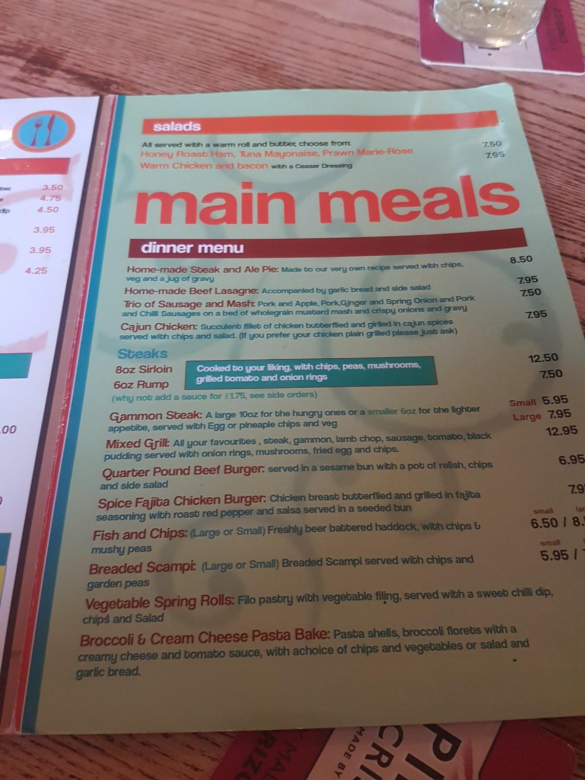 Menu at The Kicking Donkey pub & bar, Ormskirk