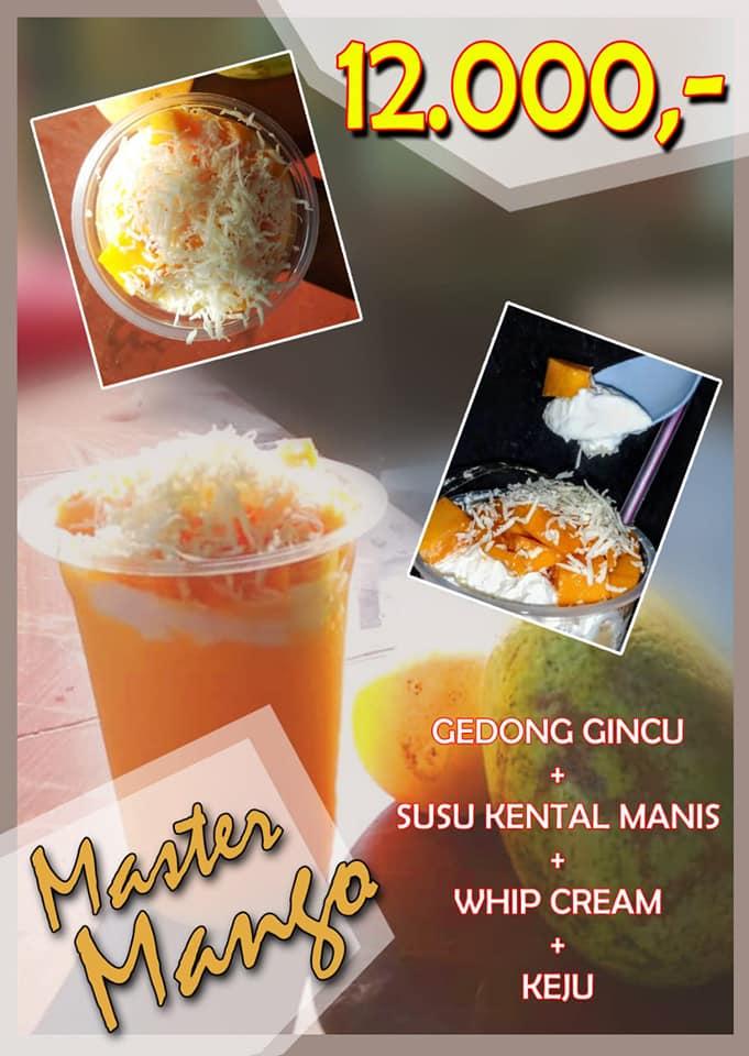 Menu at Master es buah restaurant, Jatiwangi