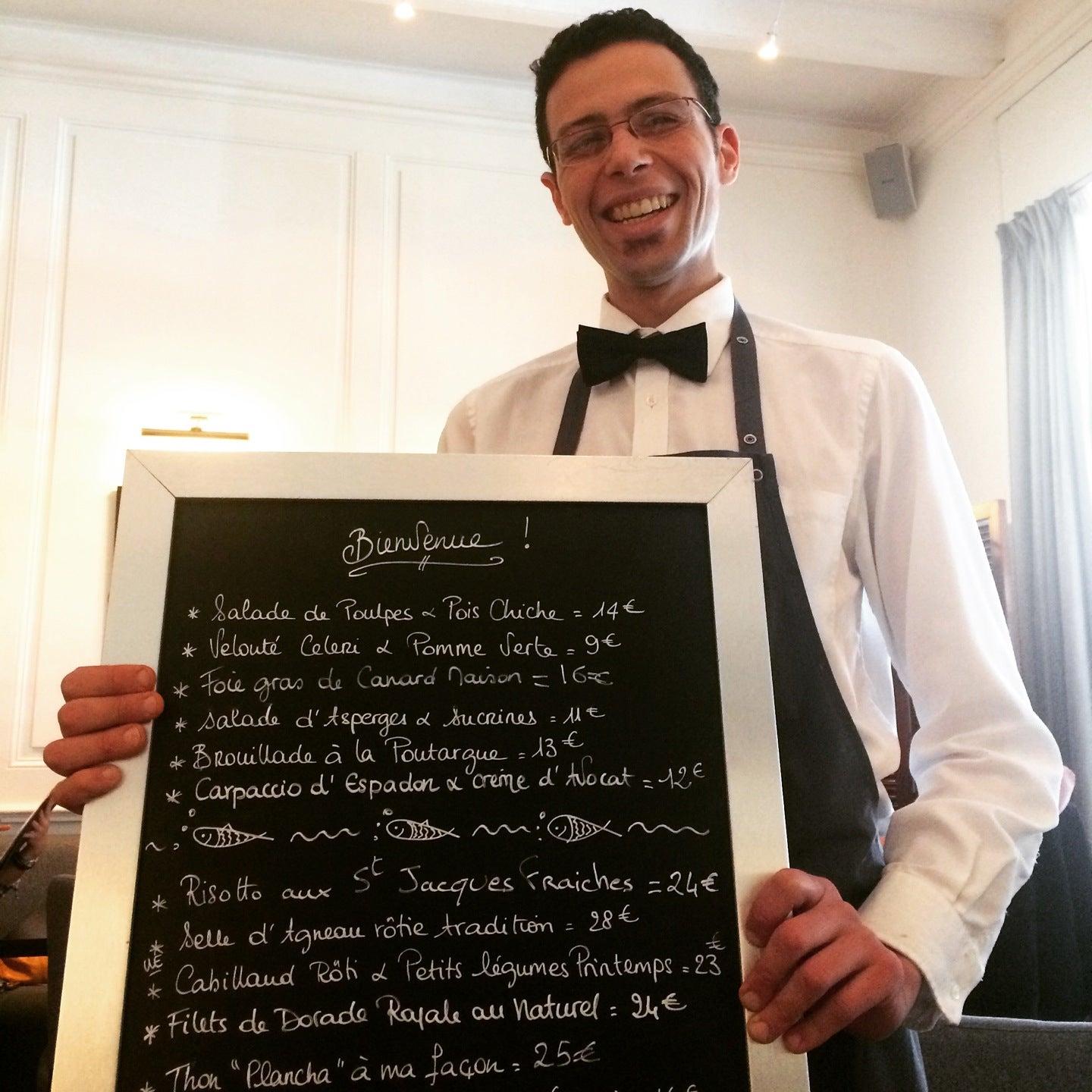 Menu at Le Séjour restaurant, Nice, 11 Rue Grimaldi