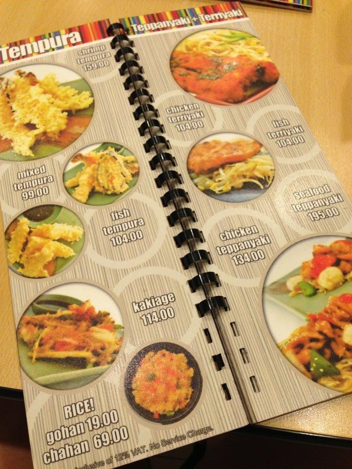Menu at HANAKO restaurant, Parañaque, Better Living Subd