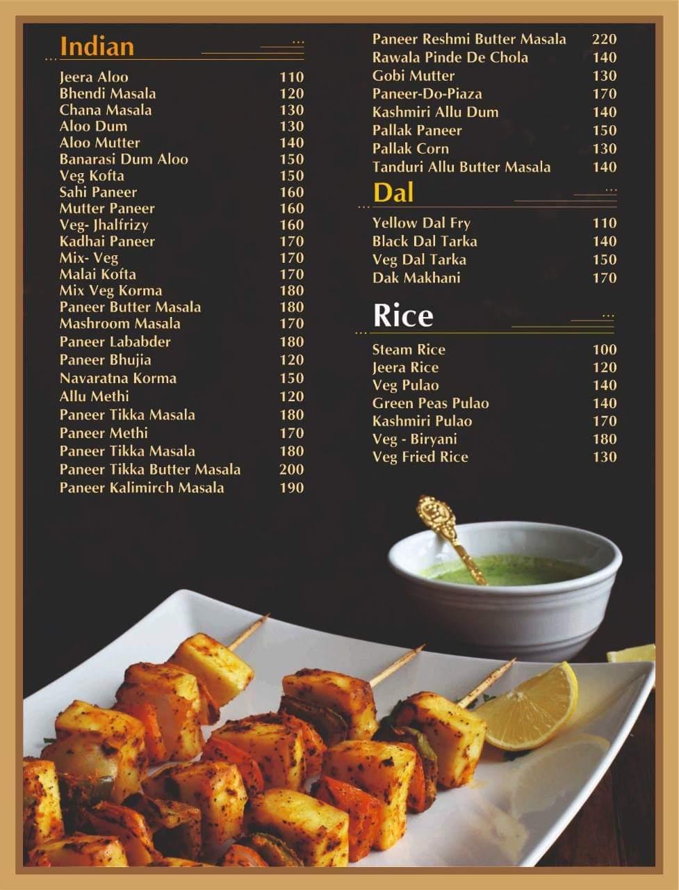 Menu at Sagar Raj restaurant, Purulia
