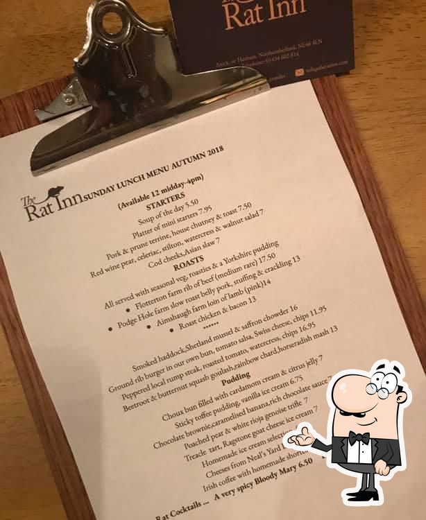 The Rat Inn, Hexham - Restaurant menu, prices and reviews