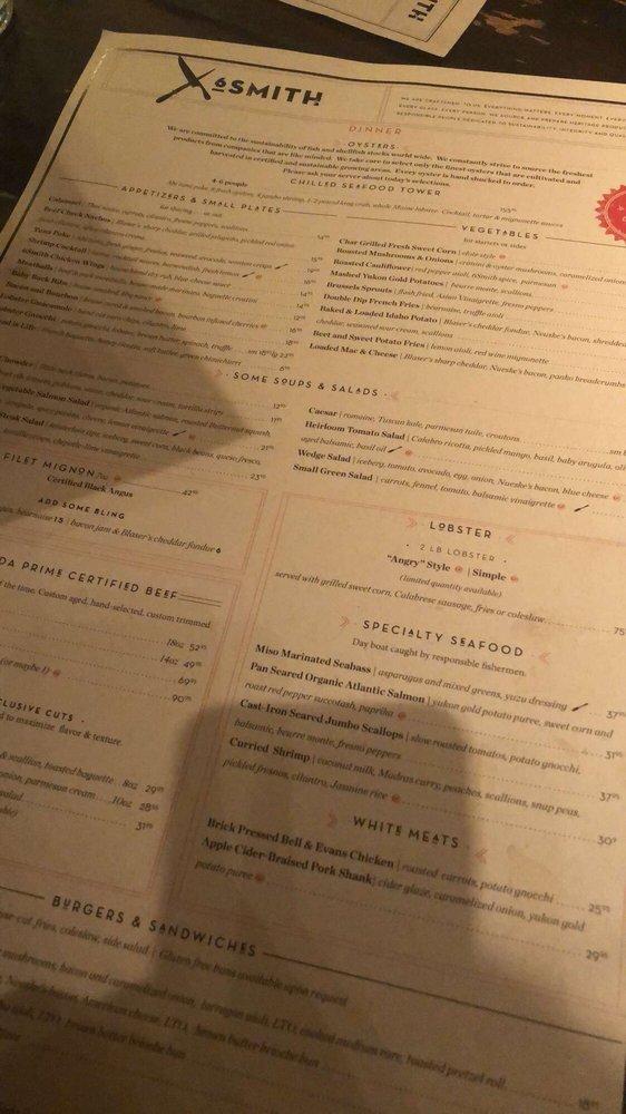 Menu at 6Smith pub & bar, Wayzata