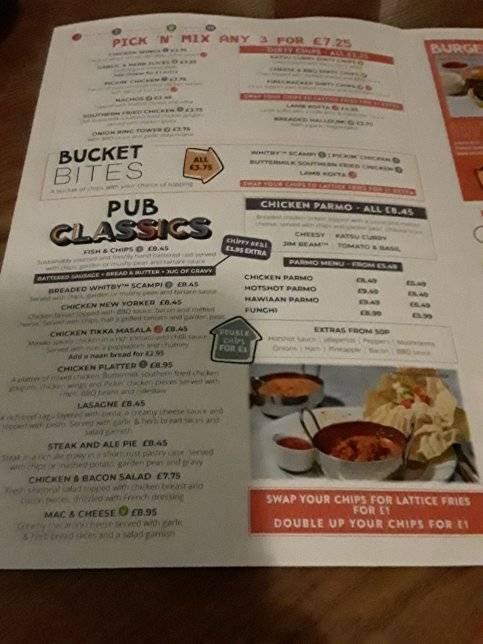 Menu at The Oxbridge pub & bar, Stockton-on-Tees