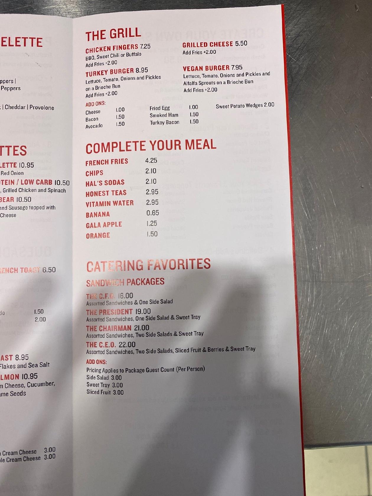 Menu at Metro pub & bar, West New York, Broadway (71st