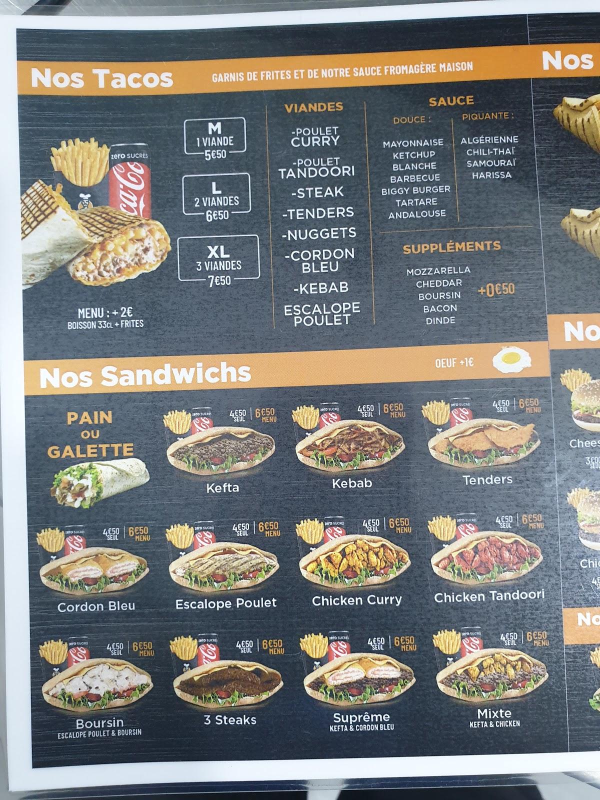 Menu au MISTER COOK TOURCOING restaurant, Tourcoing