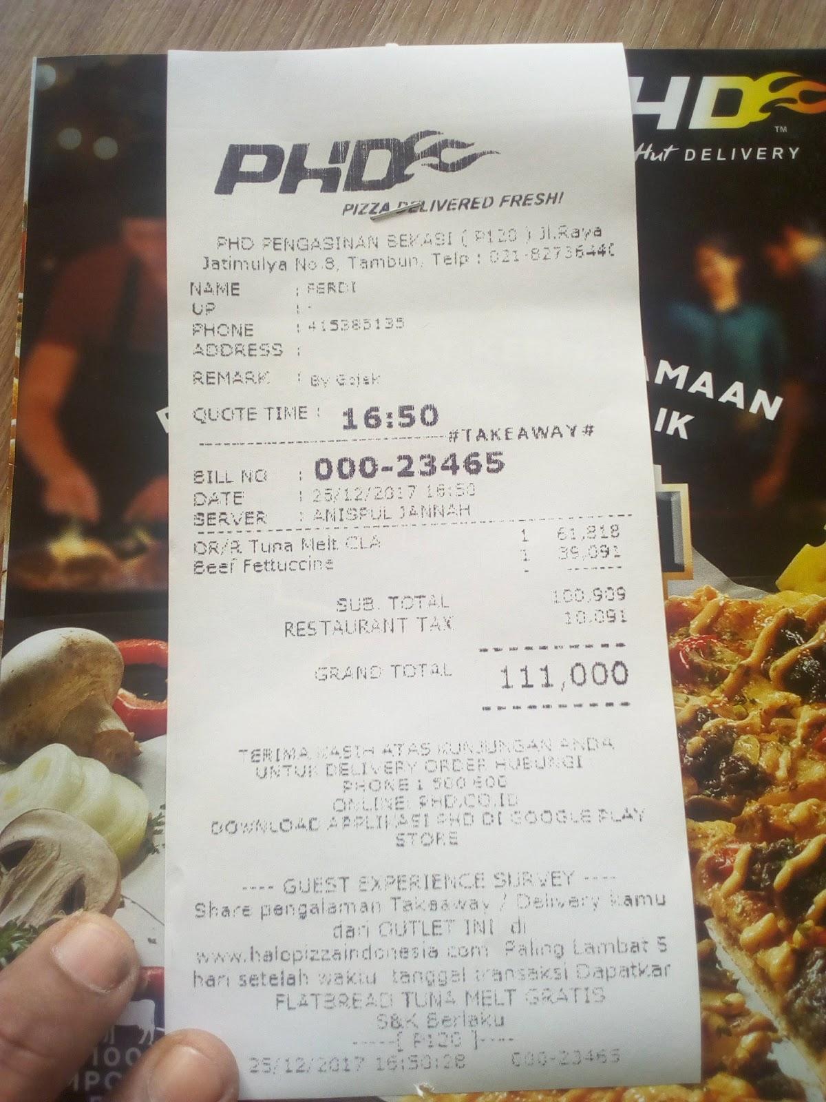Menu at Pizza Hut Delivery - PHD Indonesia pizzeria, Bekasi Regency ...
