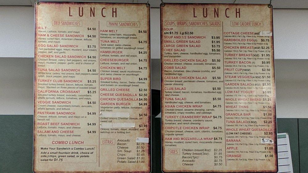 Menu at Cafe Connect, Rancho Cordova