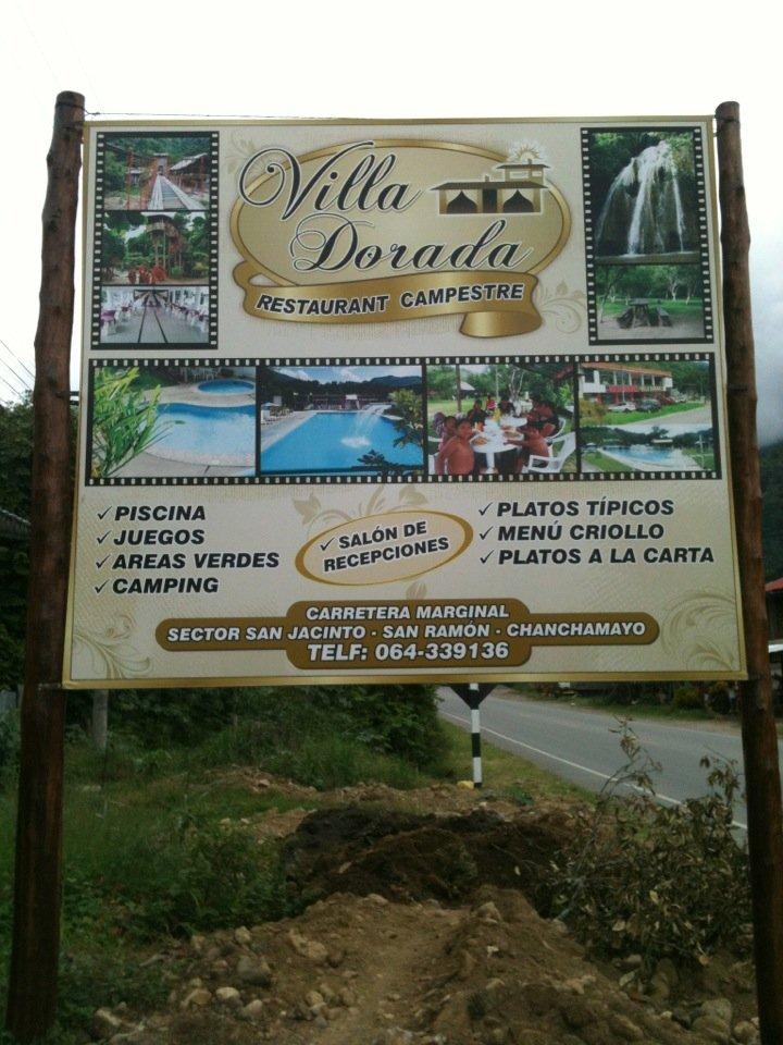 Villa Dorada restaurant, San Ramón