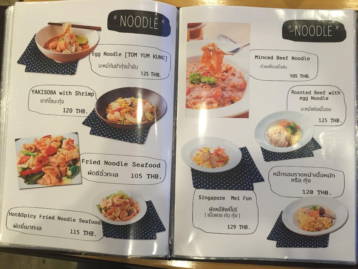 Menu at TIS A' bistro&cafe, Bangkok