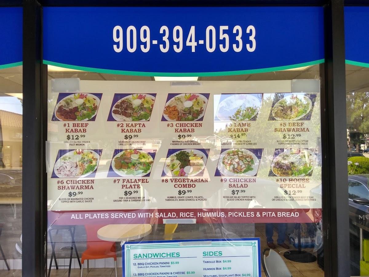 Menu at JF Mediterranean Grill restaurant, San Dimas