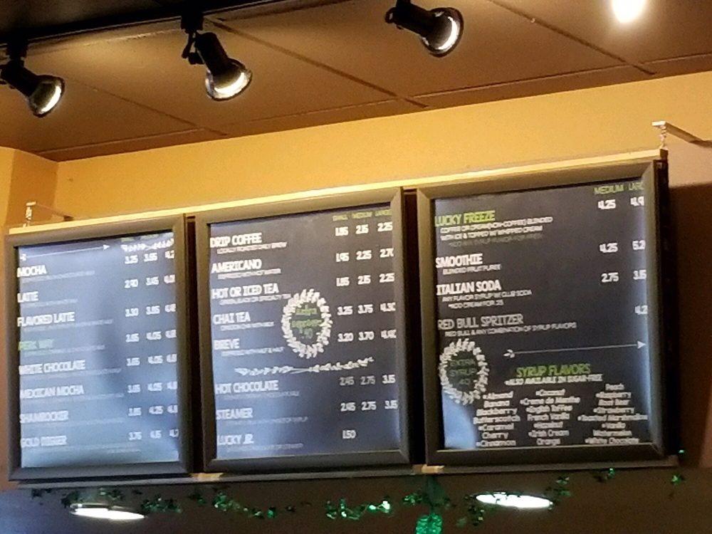 Menu at Lucky Perk Coffee, Meridian, W Cherry Ln #101