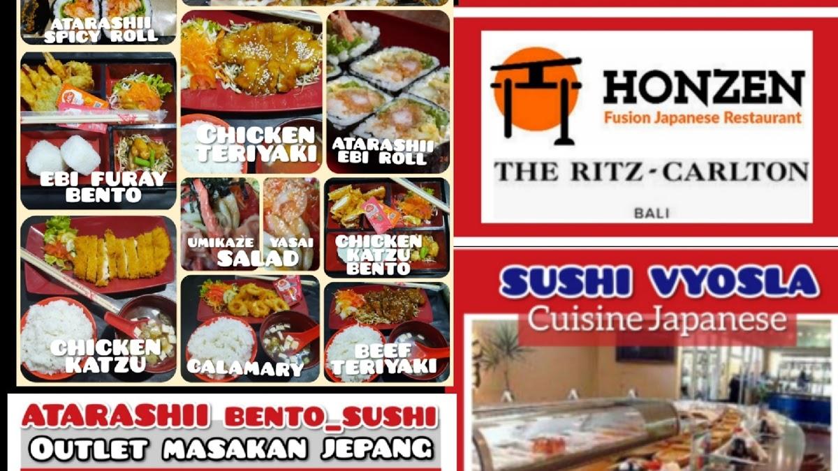 Menu at Atarashii Bento restaurant, Jember, Jl. Danau Toba No.9