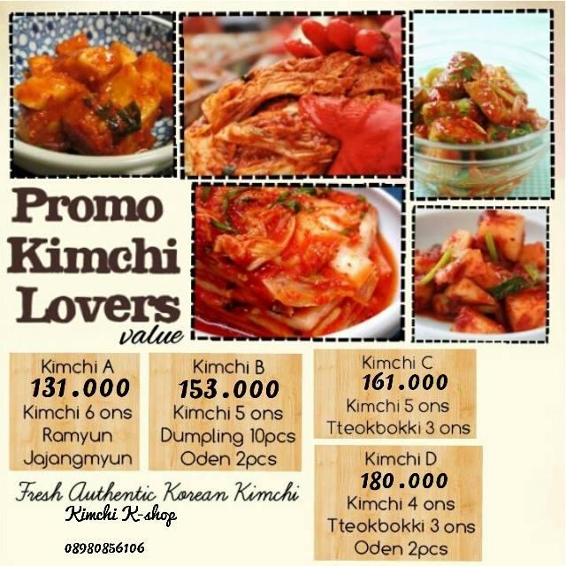 Menu at Kimchi K-Shop restaurant, Bekasi Regency