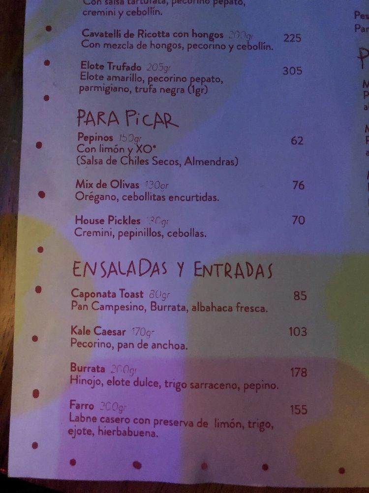 Carta del pub y bar Pizza Felix, Ciudad López Mateos, Álvaro Obregón 64
