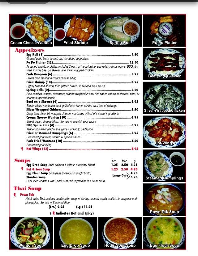 Menu at Tea Palace restaurant, Pueblo, 46 E Dunlap Dr